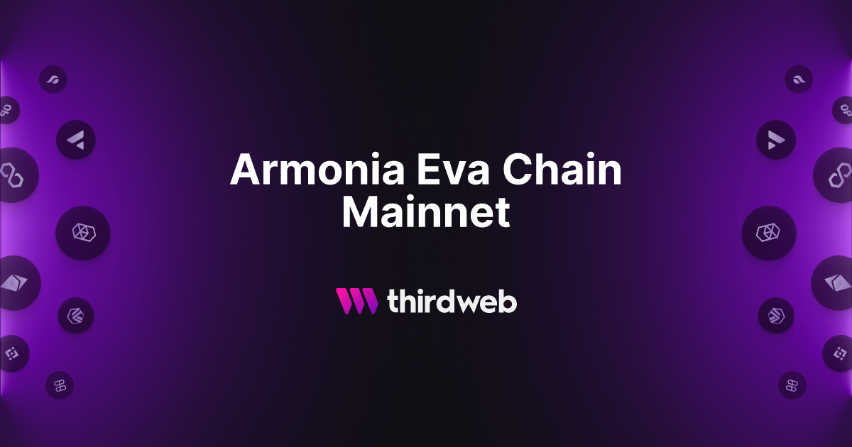 Armonia Eva Chain: RPC and Chain Settings