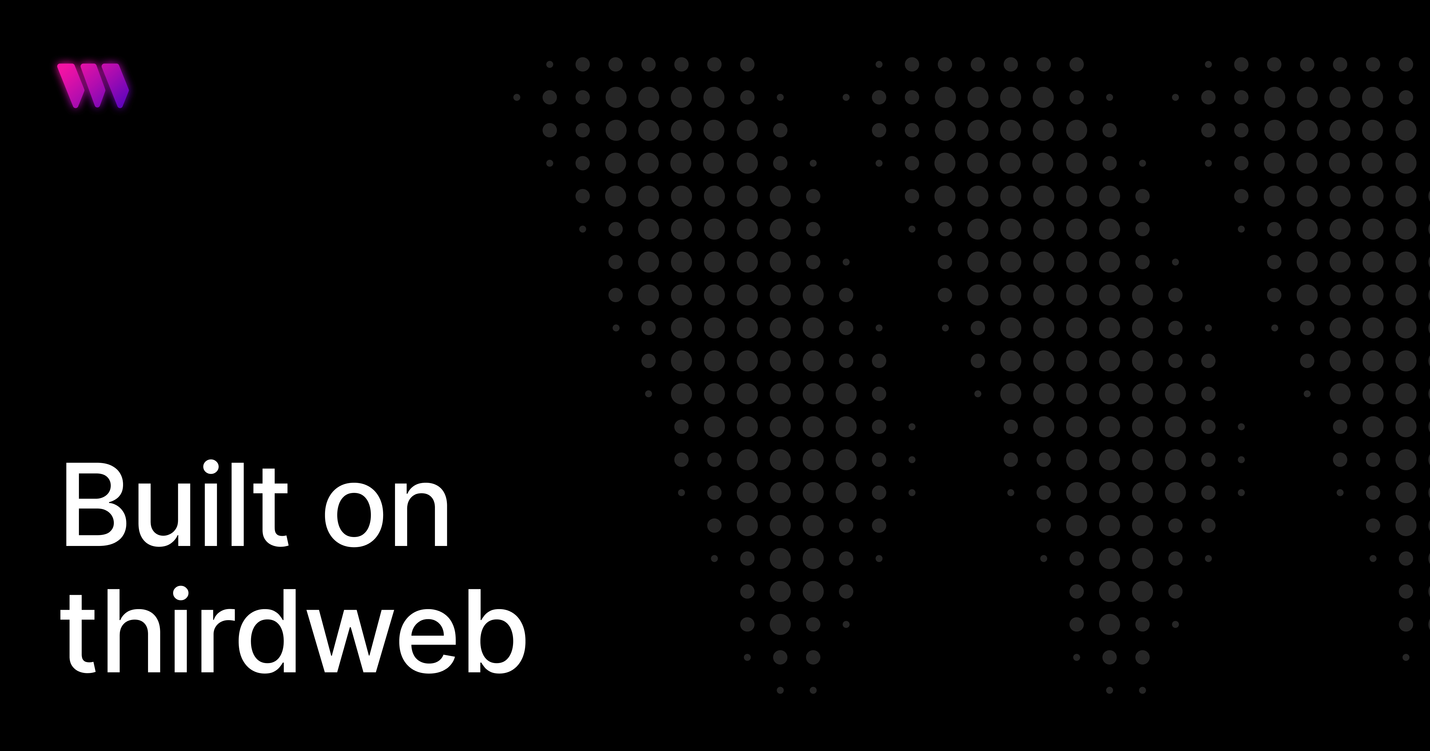 Project Showcase | Built on thirdweb