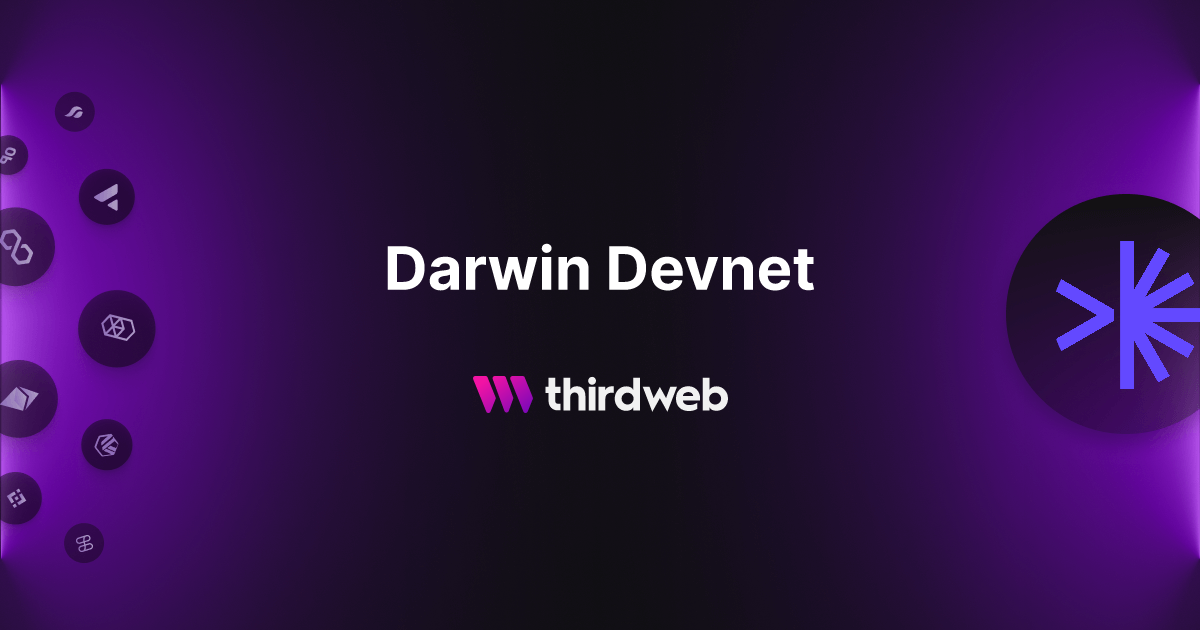 Darwin Devnet: RPC and Chain Settings