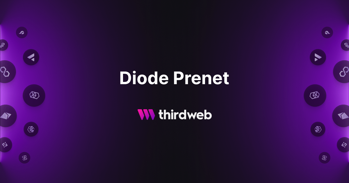 Diode Prenet: RPC and Chain Settings