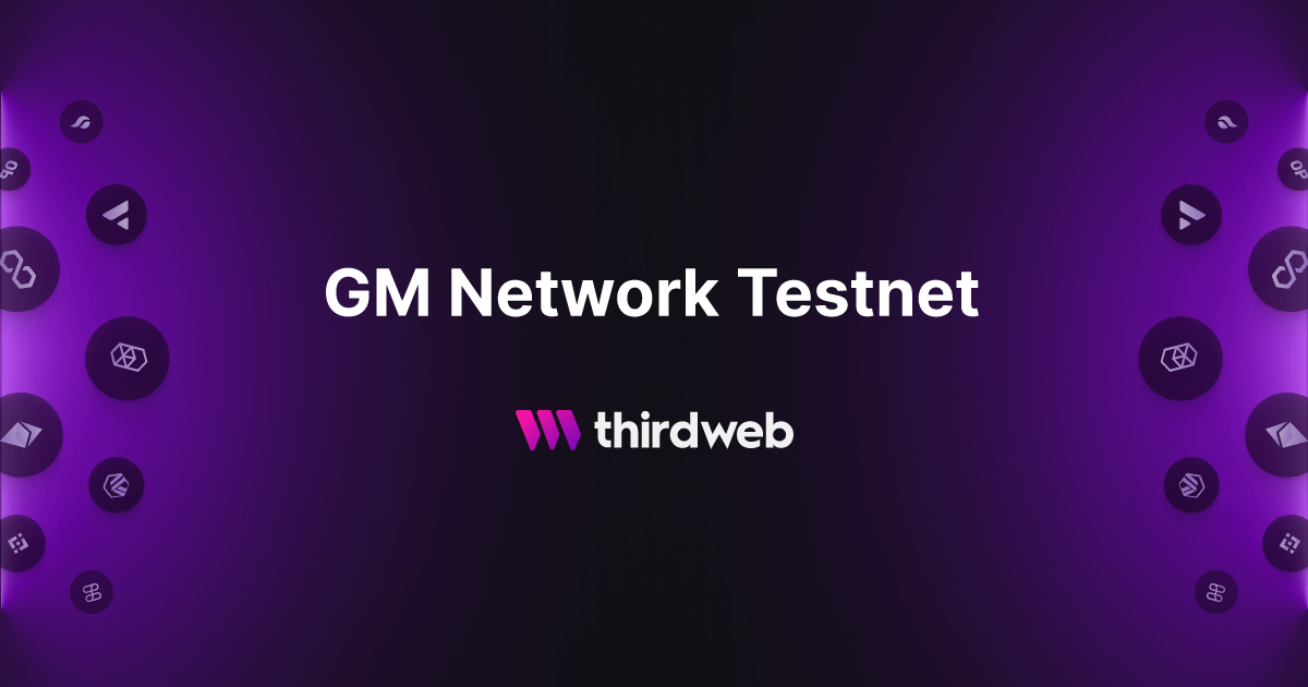 GM Network Testnet: RPC and Chain Settings
