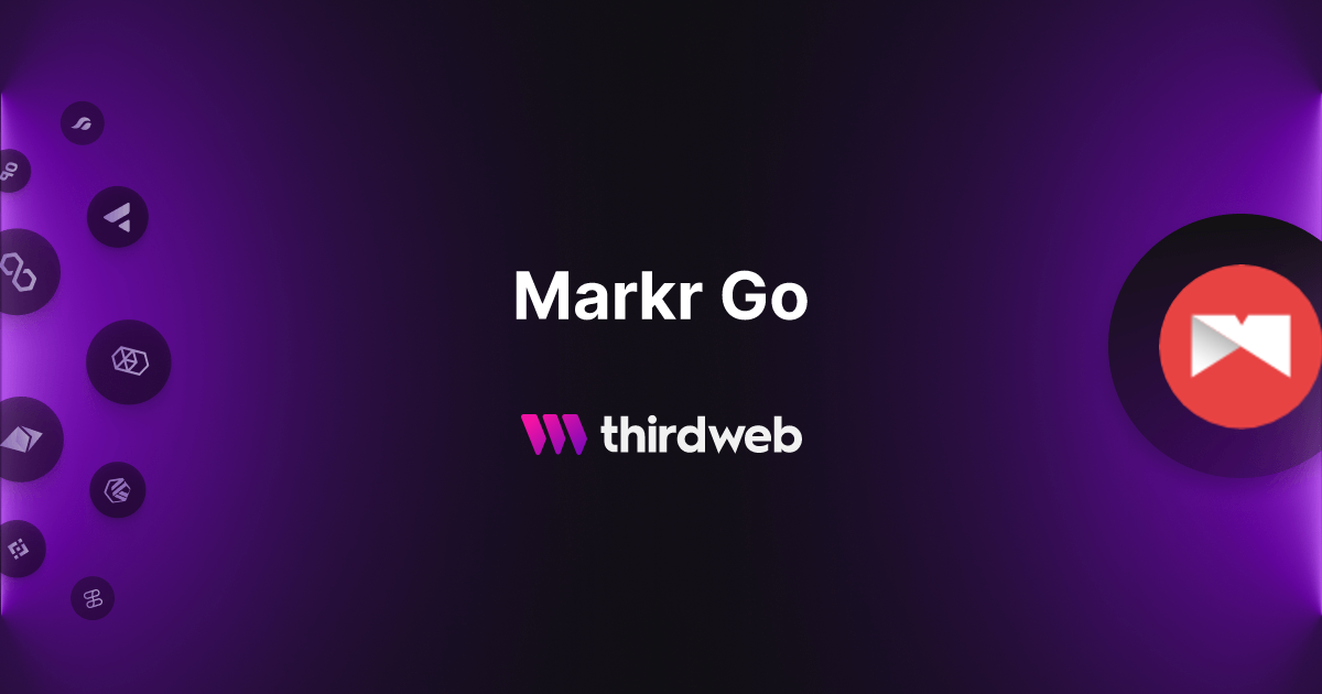 Markr Go: RPC and Chain Settings