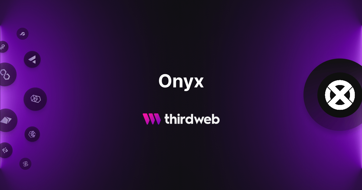 Onyx: RPC and Chain Settings