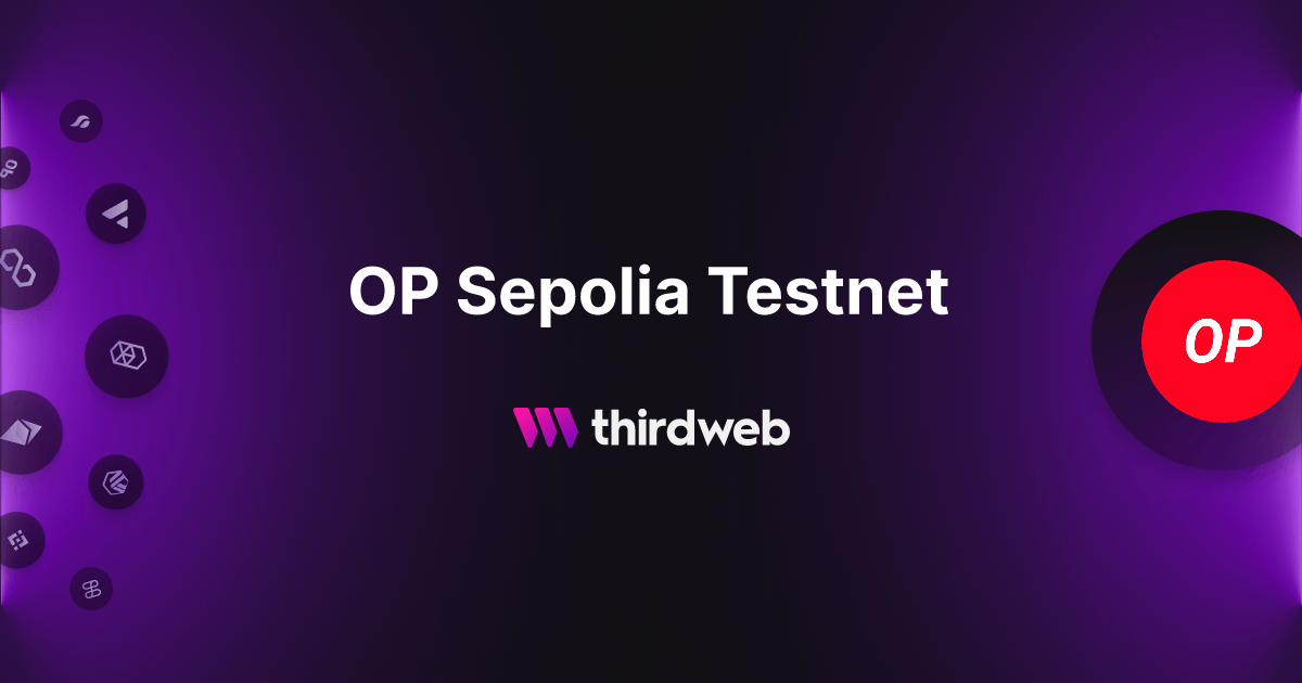 OP Sepolia Testnet: RPC and Chain Settings