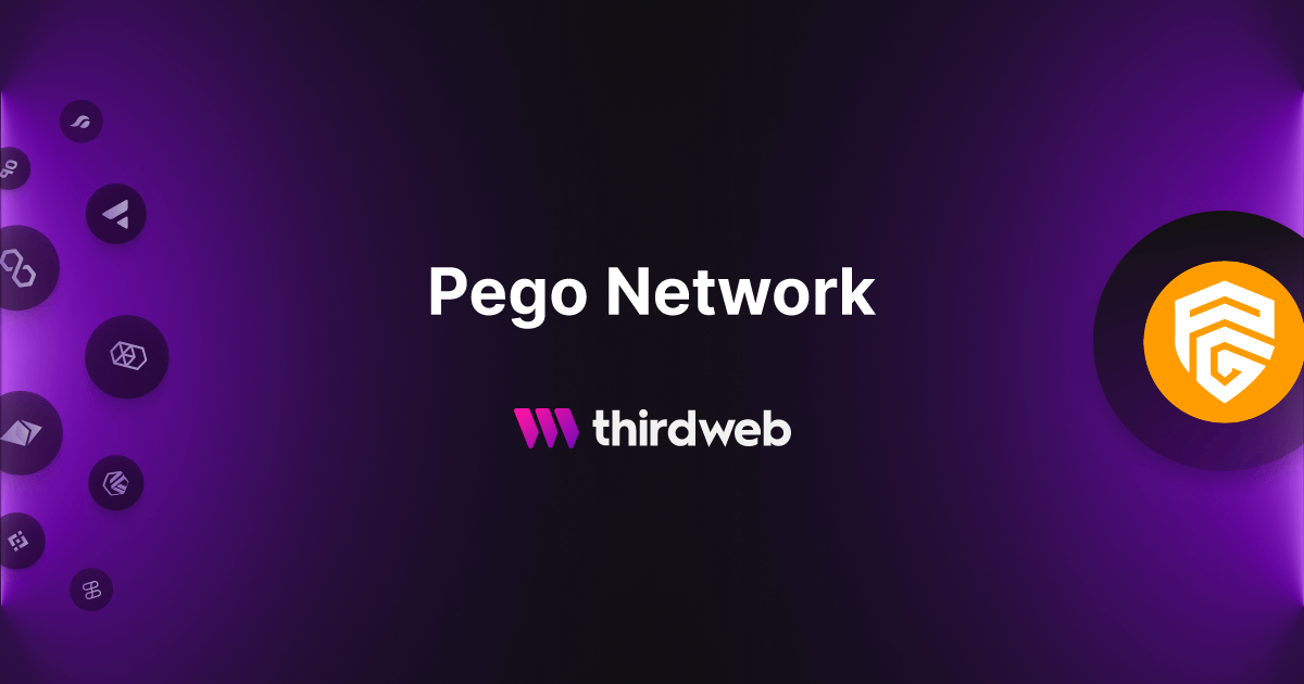 Pego Network: RPC and Chain Settings