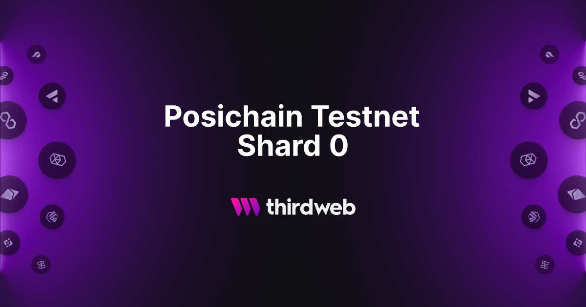 Posichain Testnet Shard 0: RPC and Chain Settings