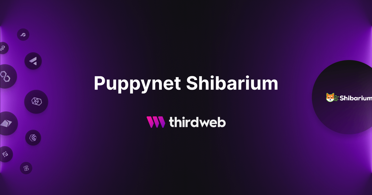 Puppynet Shibarium: RPC and Chain Settings