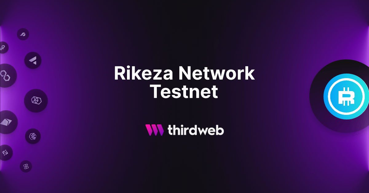 Rikeza Network Testnet: RPC and Chain Settings