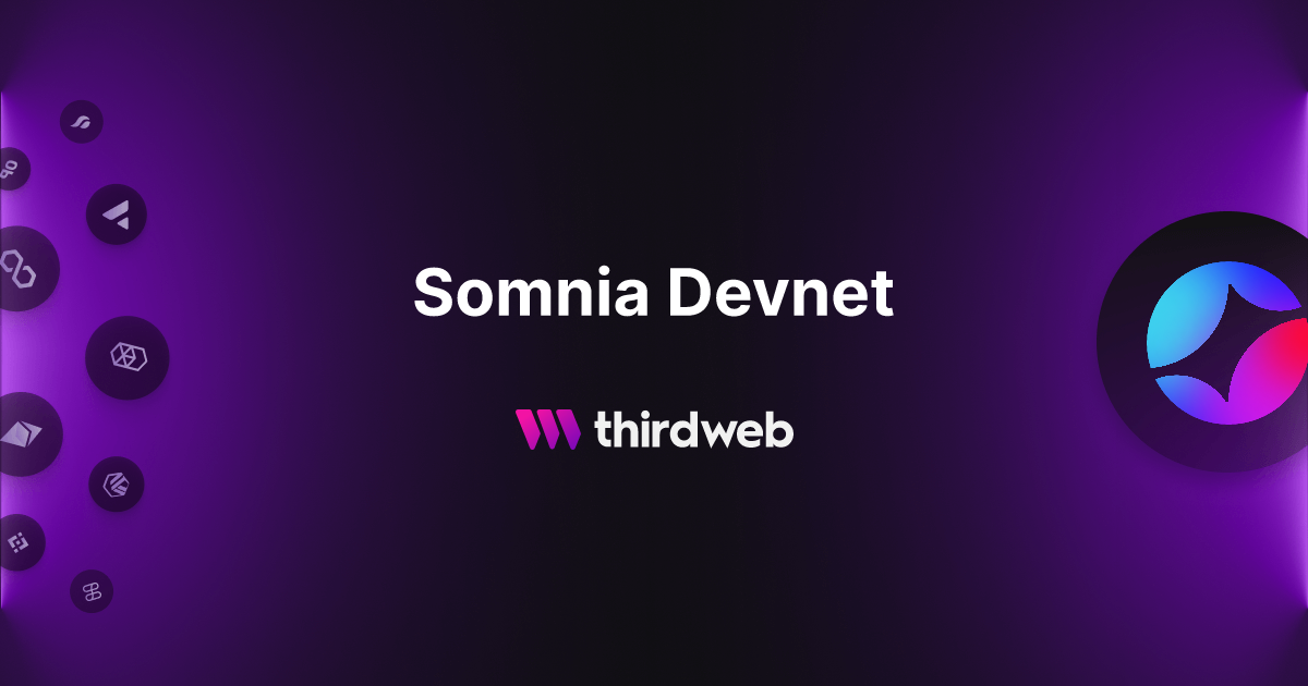 Somnia Devnet: RPC and Chain Settings