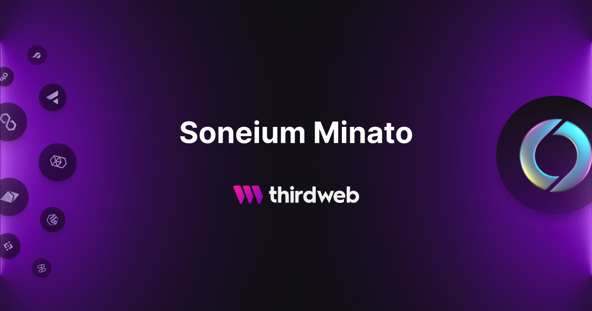 Soneium Minato: RPC and Chain Settings