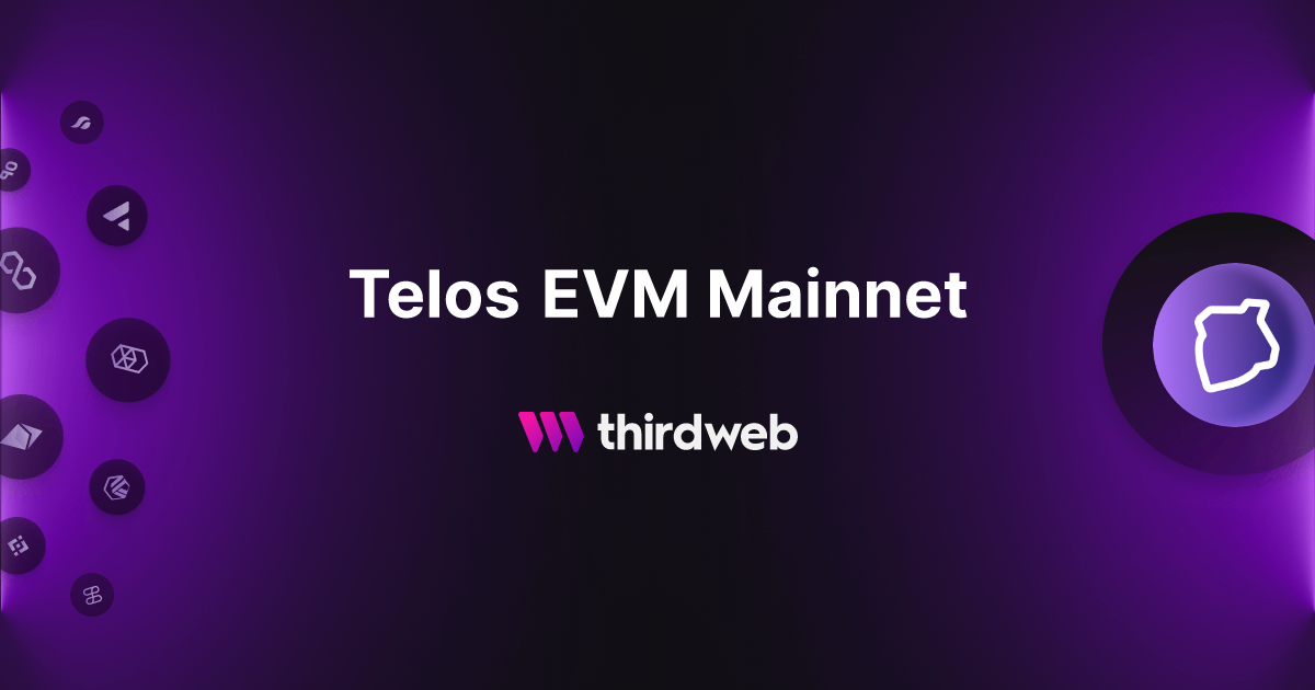 Telos EVM: RPC and Chain Settings