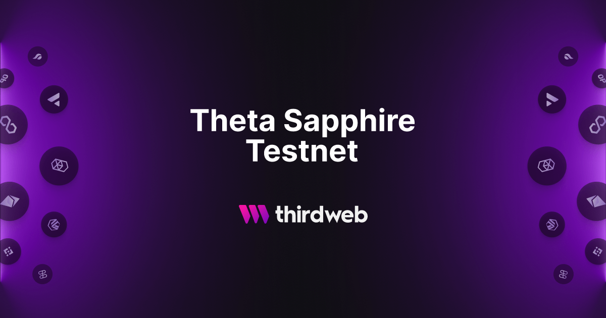 Theta Sapphire Testnet: RPC and Chain Settings