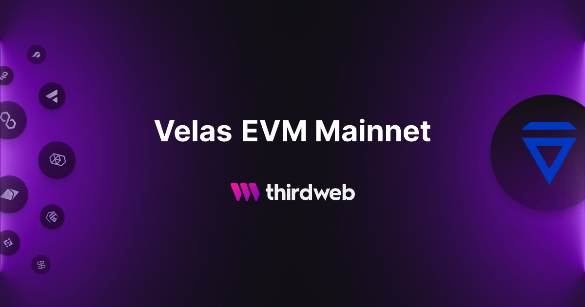 Velas EVM: RPC and Chain Settings